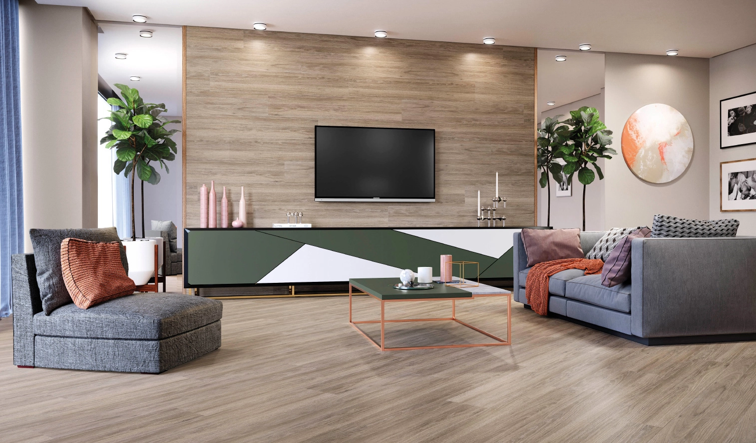 Por que o piso vinílico na parede é a grande tendência para 2025 ...